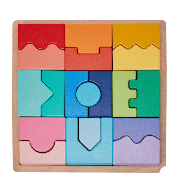 Wooden Interlocking Blocks – Nans House